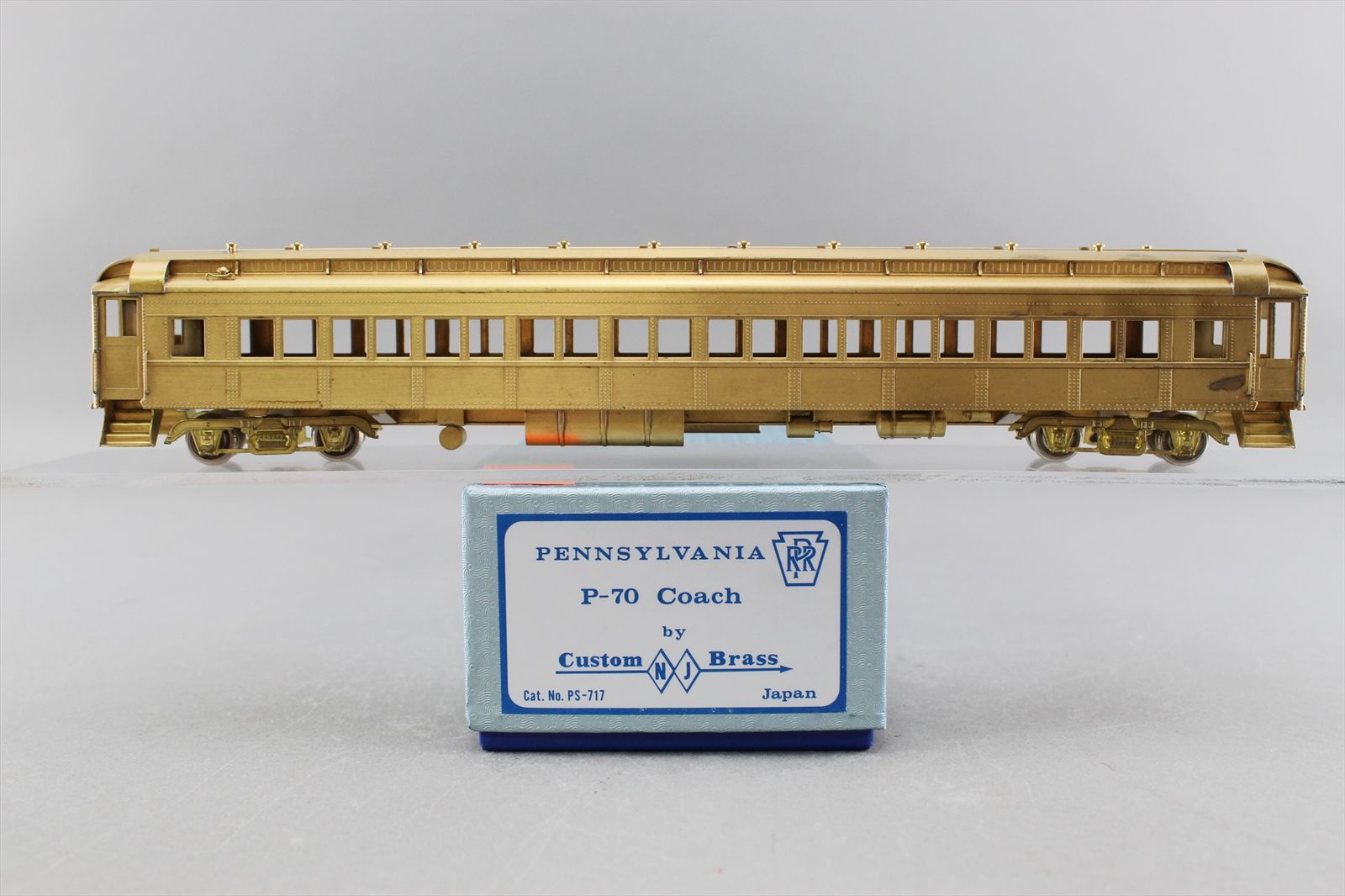 HO Brass Model - NJCB PS-717 PRR Pennsylvania P70 Coach - Unpainted ...