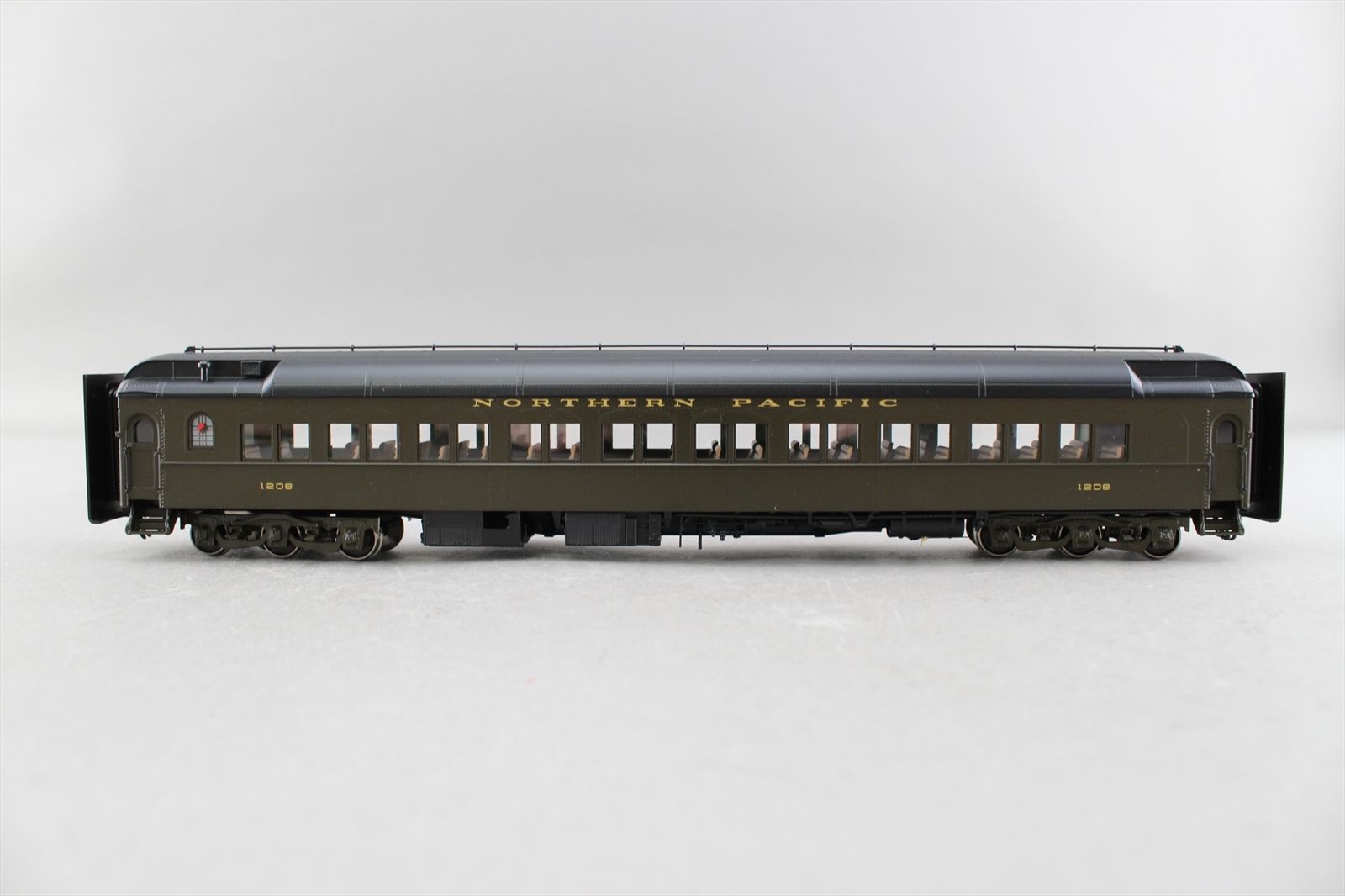 HO Brass Model - W&R NP Northern Pacific Coach w/ AC Pullman Green ...