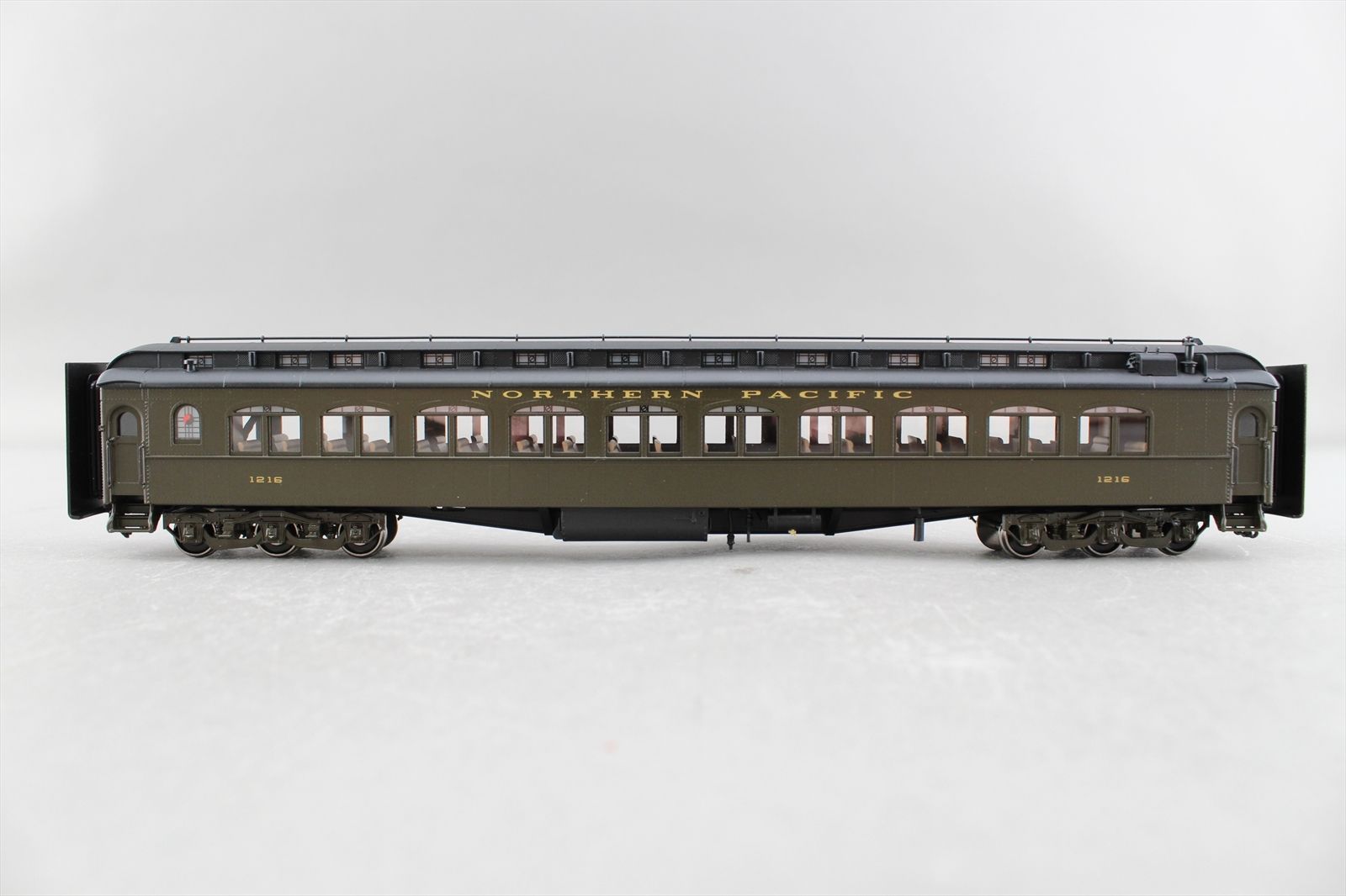 HO Brass Model - W&R NP Northern Pacific Coach Pullman Green No A/C ...