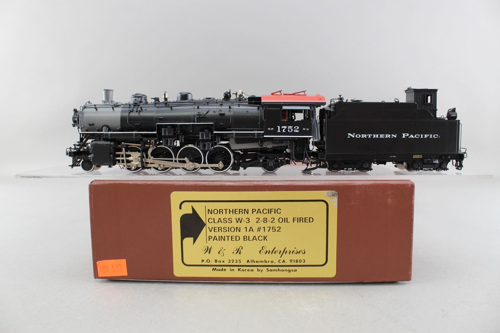 HO Brass Model - W&R NP Northern Pacific W-3 2-8-2 Oil Fired Version 1A ...