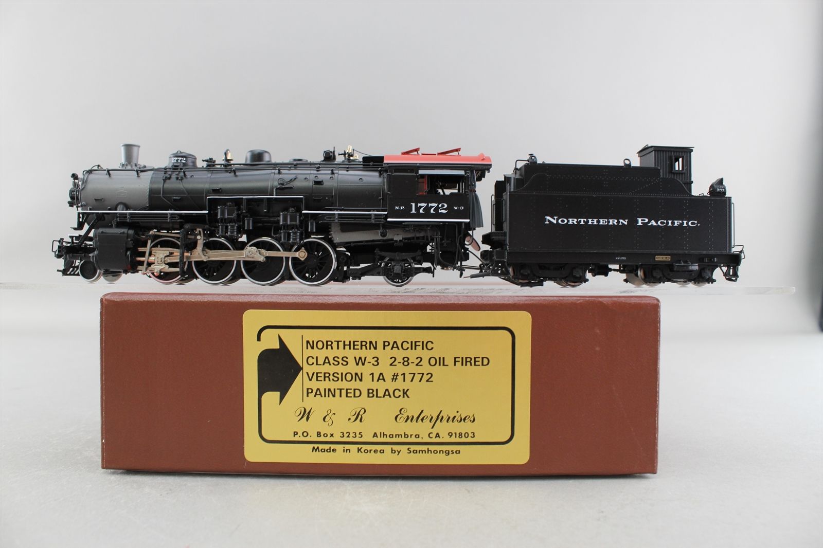 HO Brass Model - W&R NP Northern Pacific W-3 2-8-2 Oil Fired Version 1A ...