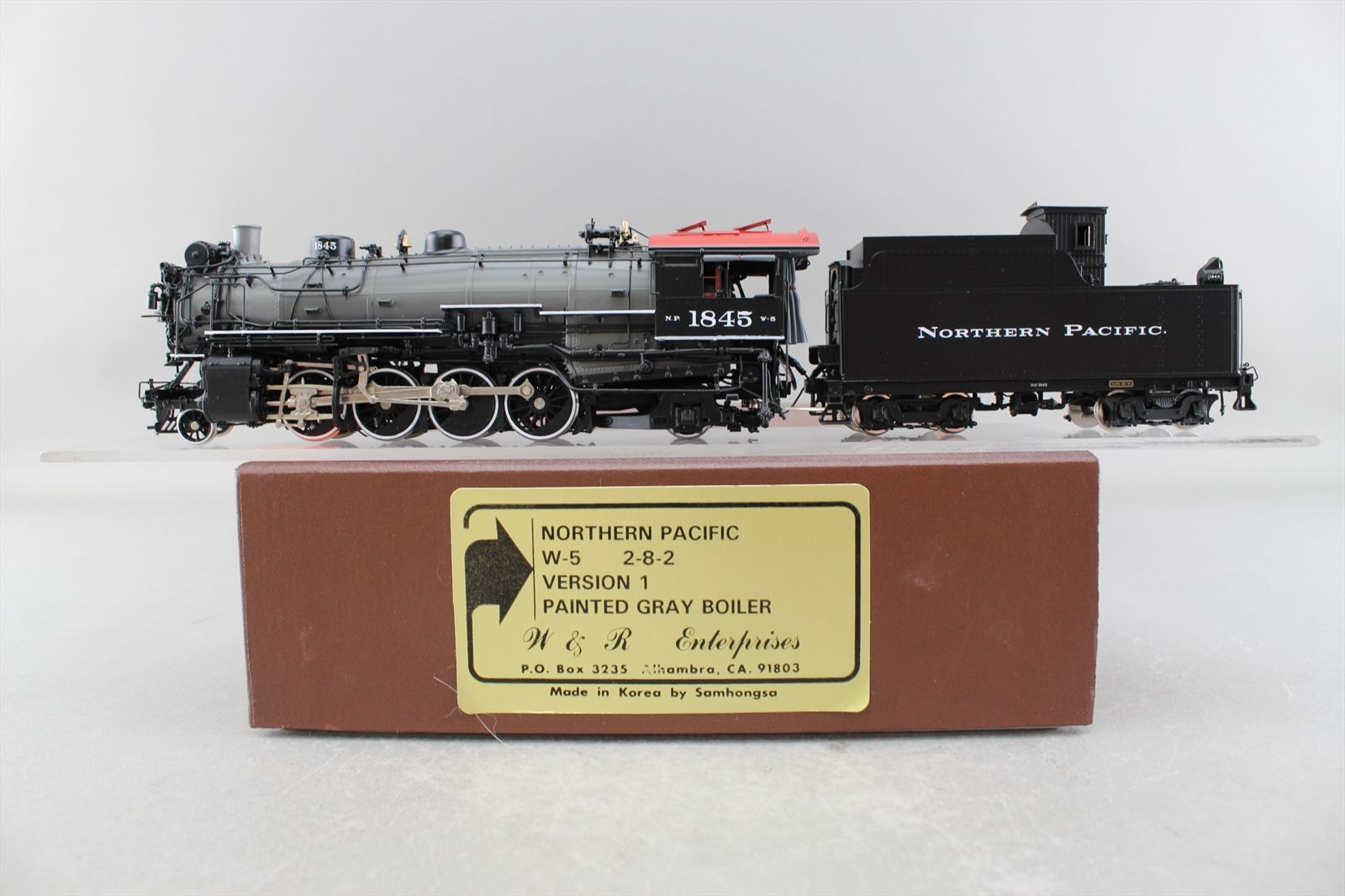 HO Brass Model - W&R Version 1 NP Northern Pacific W-5 2-8-2 Gray ...