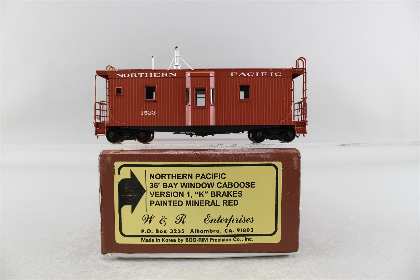 HO Brass Model - W&R NP Version 1 Northern Pacific 36' Bay Window ...