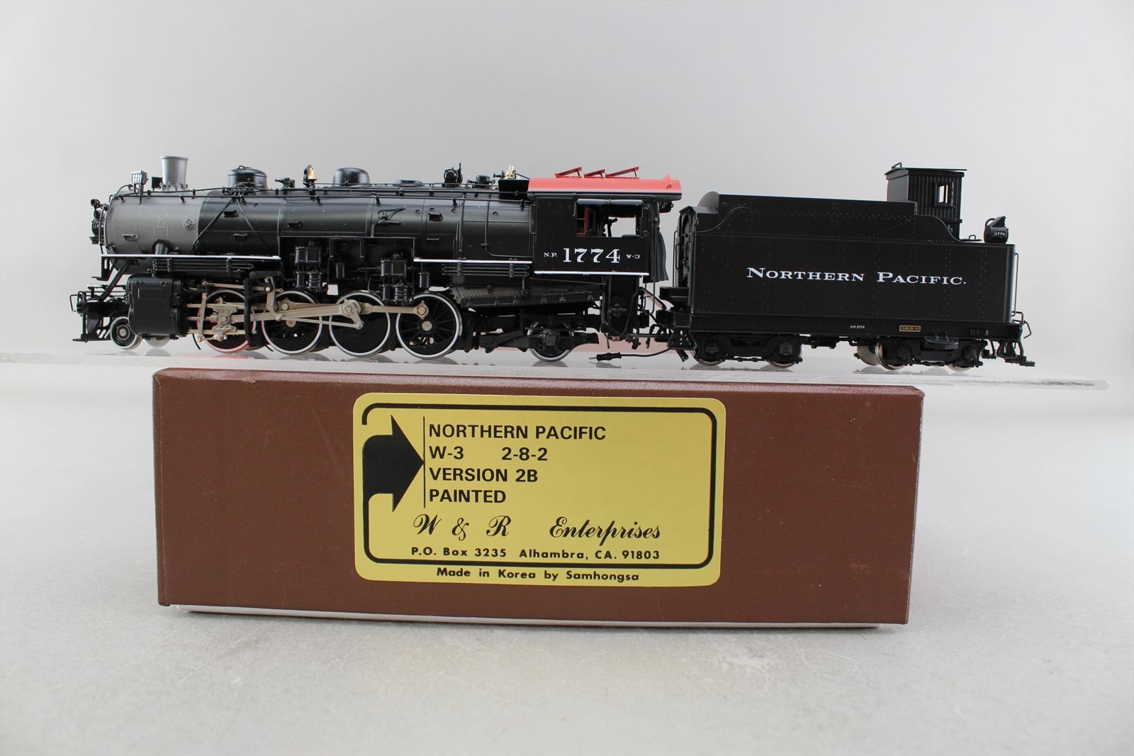 HO Brass Model - W&R NP Northern Pacific W-3 2-8-2 Black Version 2B ...