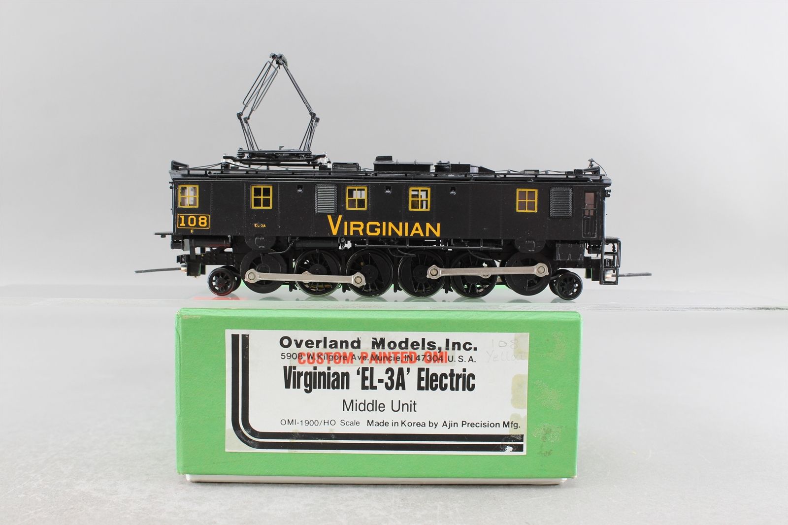 HO Brass Model - OMI 1900.1 VGN Virginian EL-3A Electric Middle Unit ...