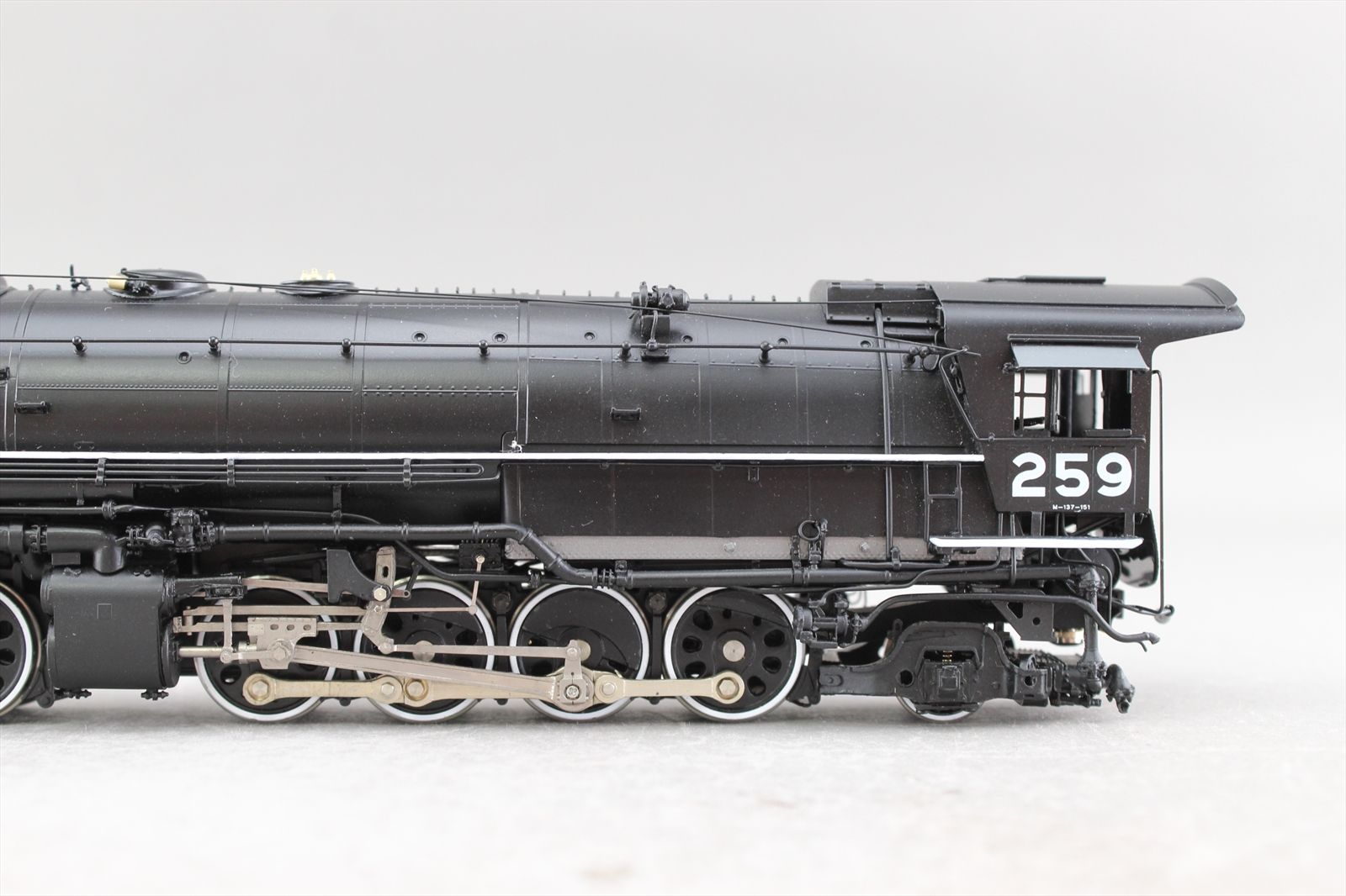 HO Brass Model - W&R WP Western Pacific 2-8-8-2 Version 3 #259 - F/P ...