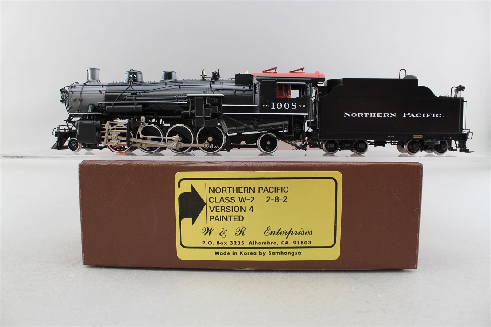 HO Brass Model - W&R NP Northern Pacific W-2 2-8-2 Version 4 #1908 - F ...