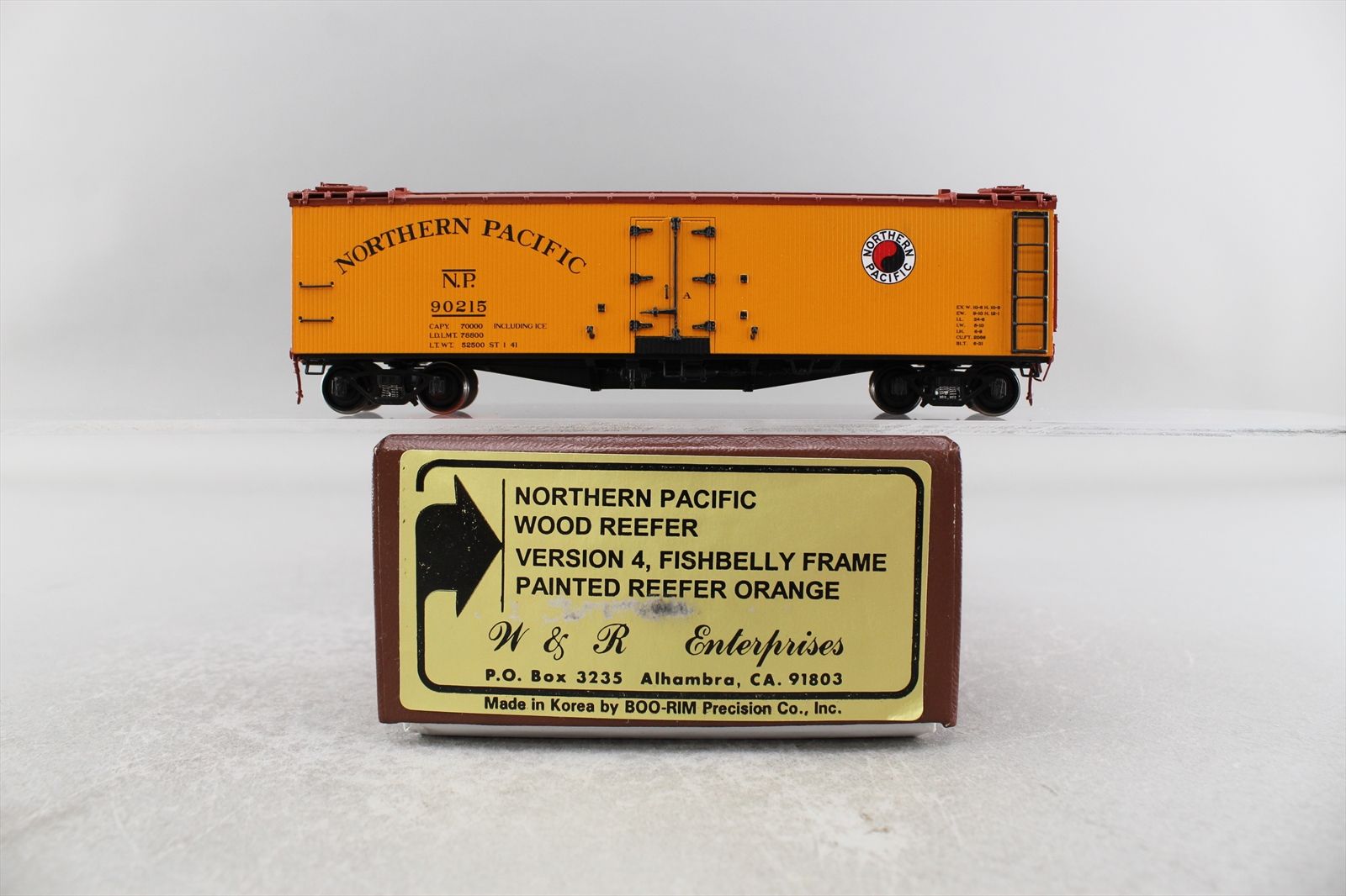 HO Brass Model - W&R NP Northern Pacific Wood Reefer Version 4 Orange ...
