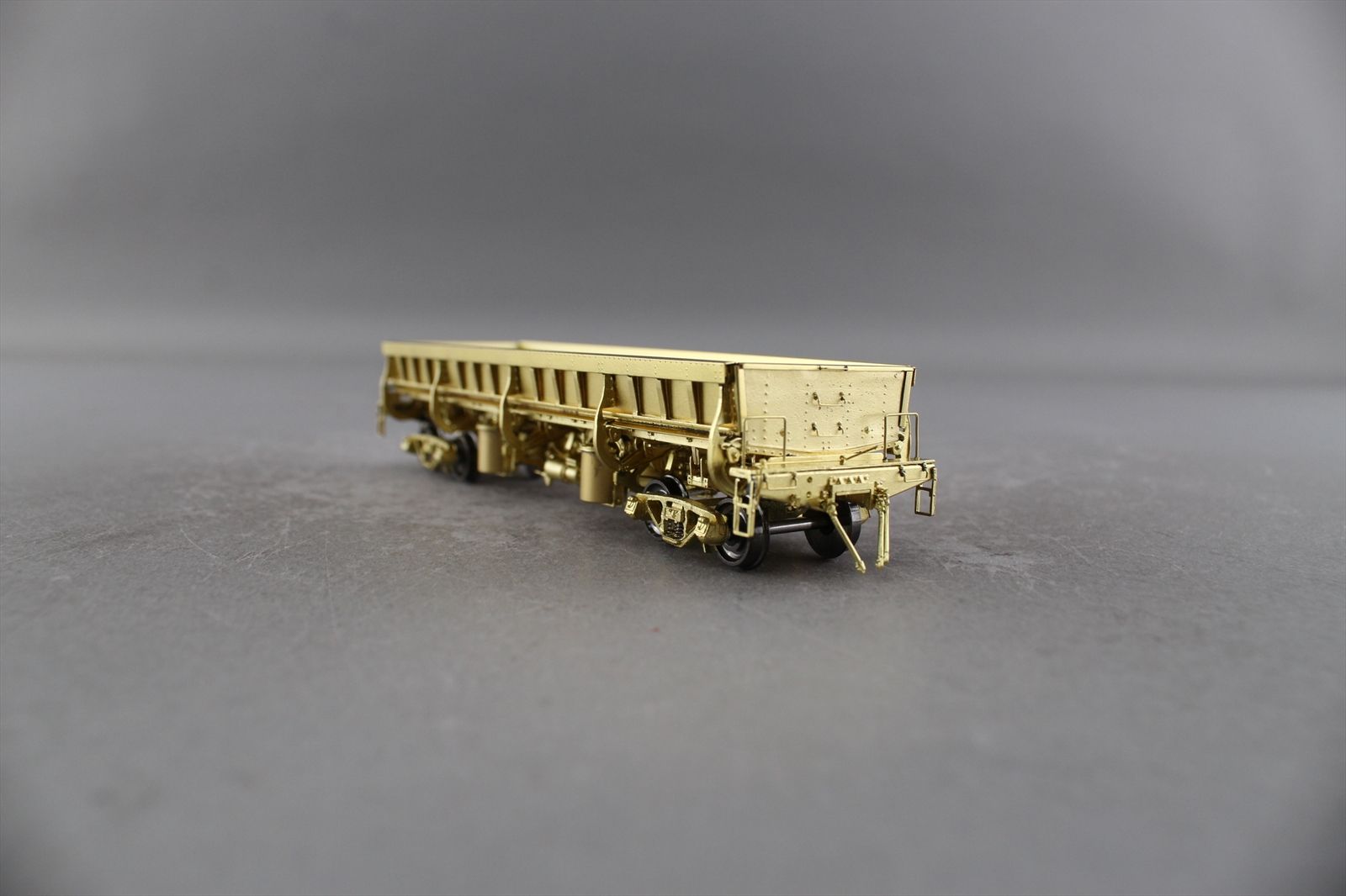 HO Brass Model - W&R Magor Side Dump Car - Unpainted - 1999 Run - Boo-Rim