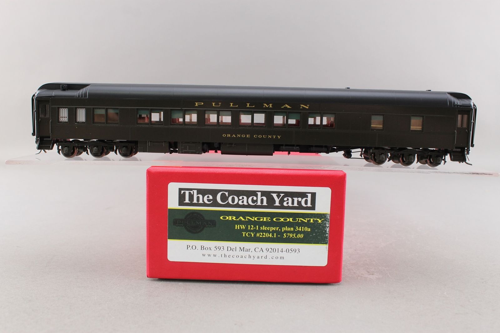 HO Brass Model - TCY 2204.1 SAL Seaboard Air Line HW Heavyweight 12-1 ...