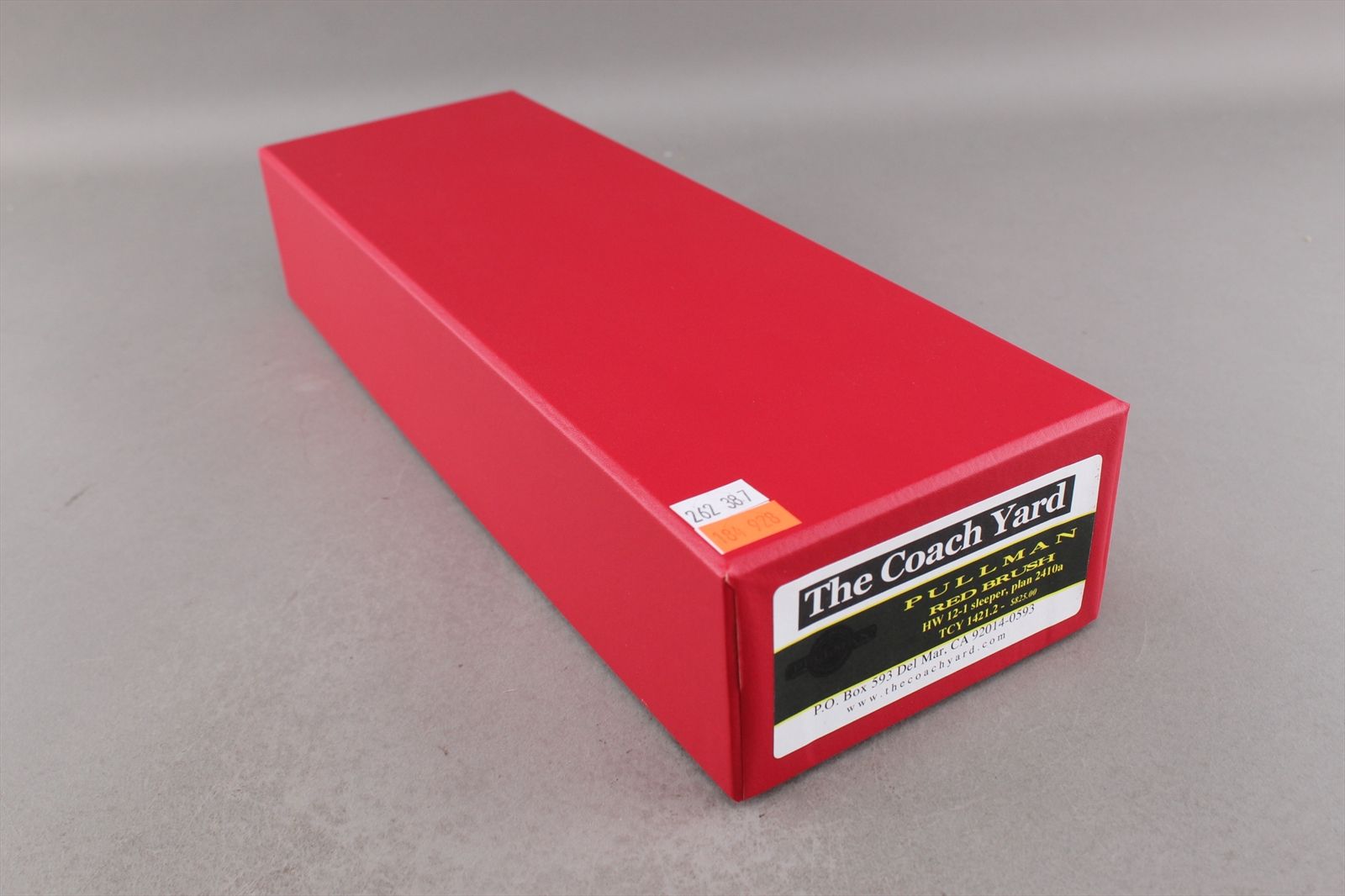 HO Brass Model - TCY 1421.2 Pullman HW 12-1 Sleeper Plan 2410a Red Brush - F/P - 2018 Run - Sam-Tech