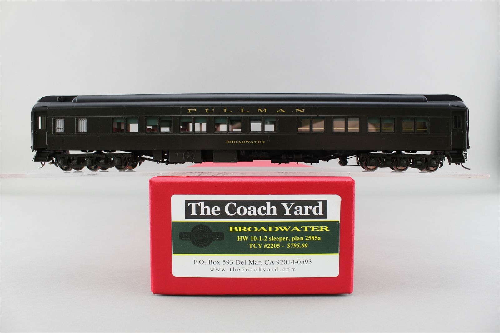 HO Brass Model - TCY 2205 SAL Seaboard Air Line HW Heavyweight 10-1-2 ...