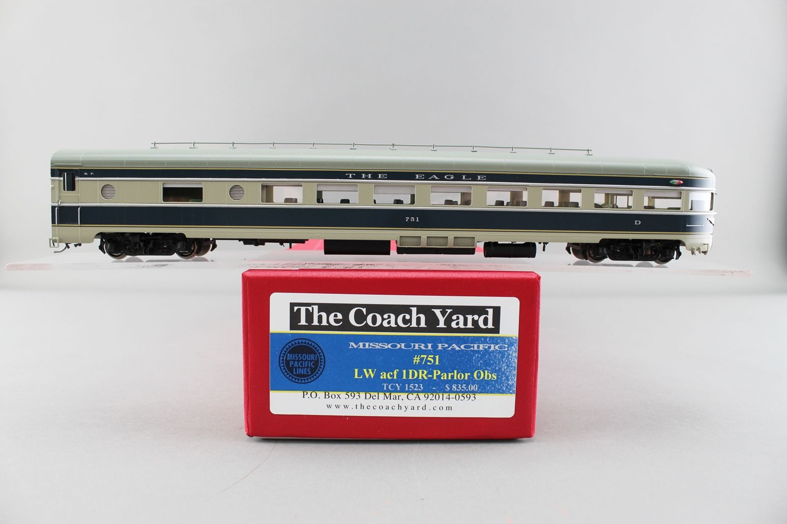 HO Brass Model - TCY 1523 MP Missouri Pacific Drawing Room Parlor ...