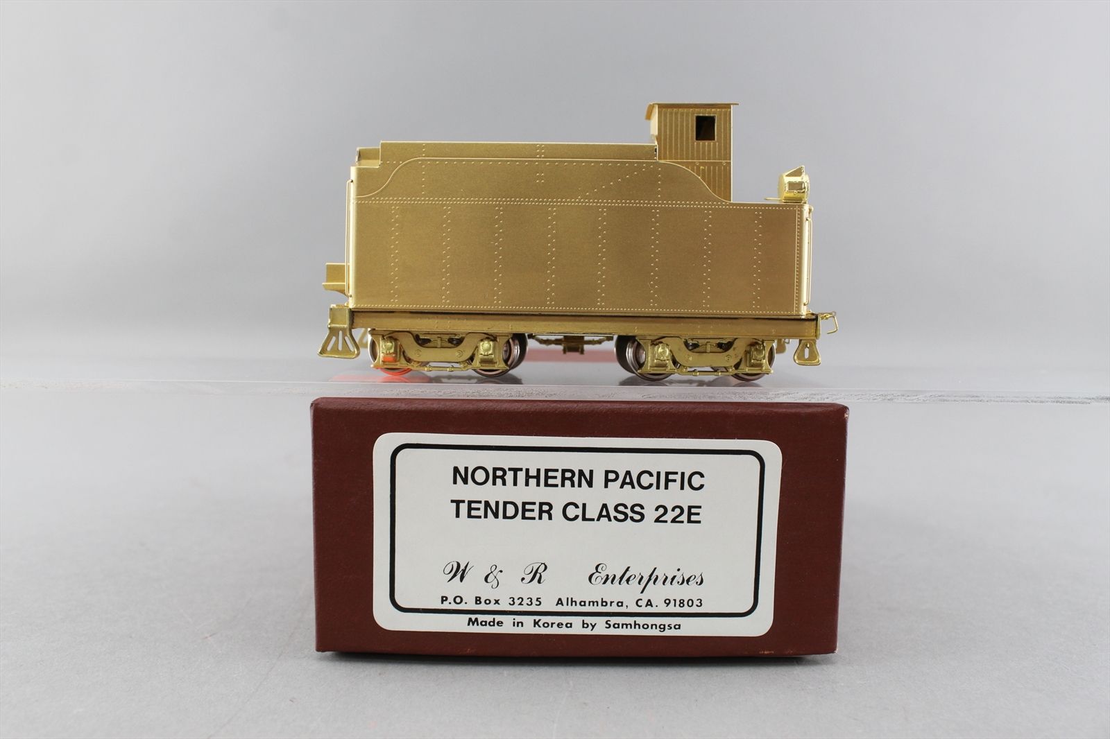 HO Brass Model - W&R NP Northern Pacific Class 22E Tender ONLY ...