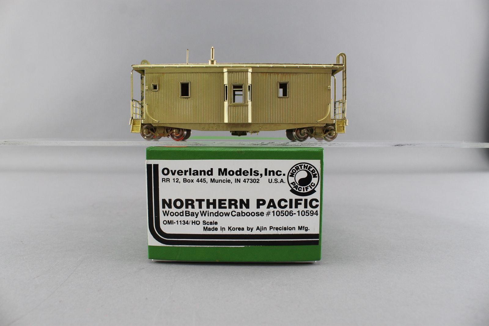 HO Brass Model - OMI 1134 NP Northern Pacific Wood Caboose #10506 ...