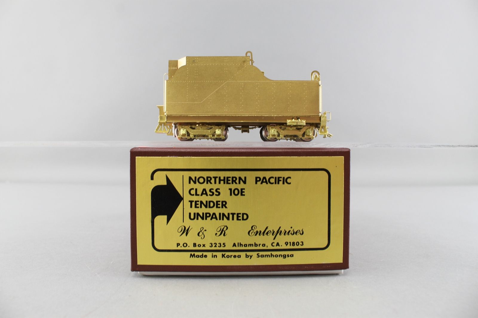 HO Brass Model - W&R NP Northern Pacific Class 10E TENDER ONLY ...