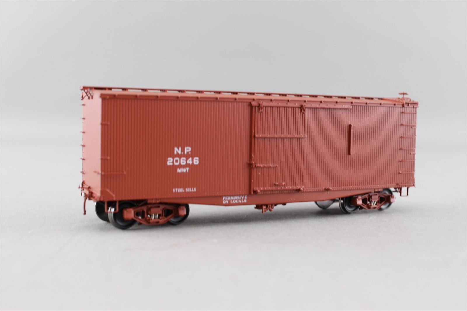 HO Brass Model - W&R NP Northern Pacific 36' MOW Maintenance of Way Car ...