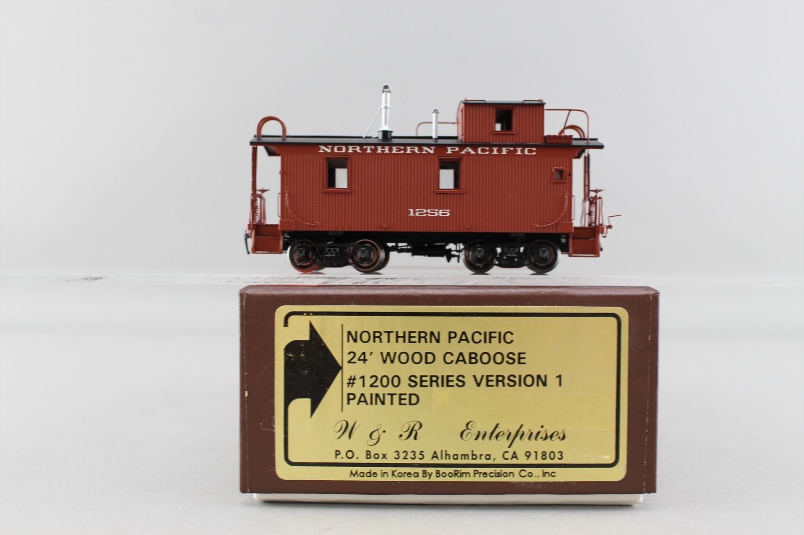 HO Brass Model - W&R Version 1 NP Northern Pacific 24' Wood Caboose ...