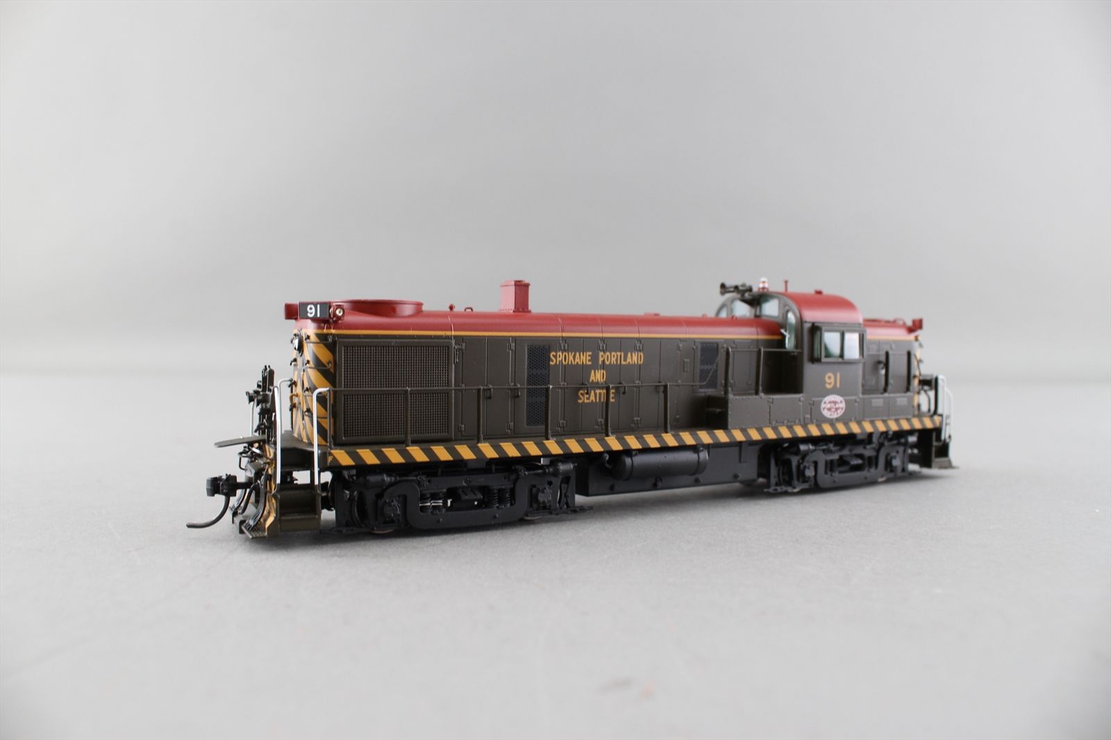 HO Brass Model - OMI 087010117.1 SP&S Spokane Portland & Seattle Alco RS-3 Tiger Stripe Phase ...