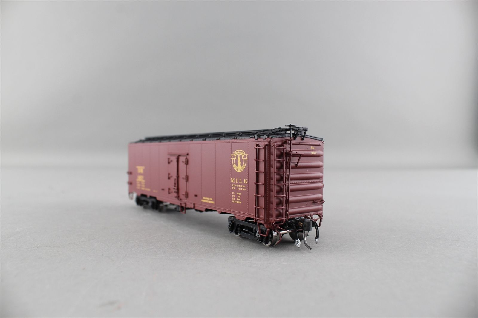 HO Brass Model - ASM American Scale Models B&M Boston & Maine Milk Car ...