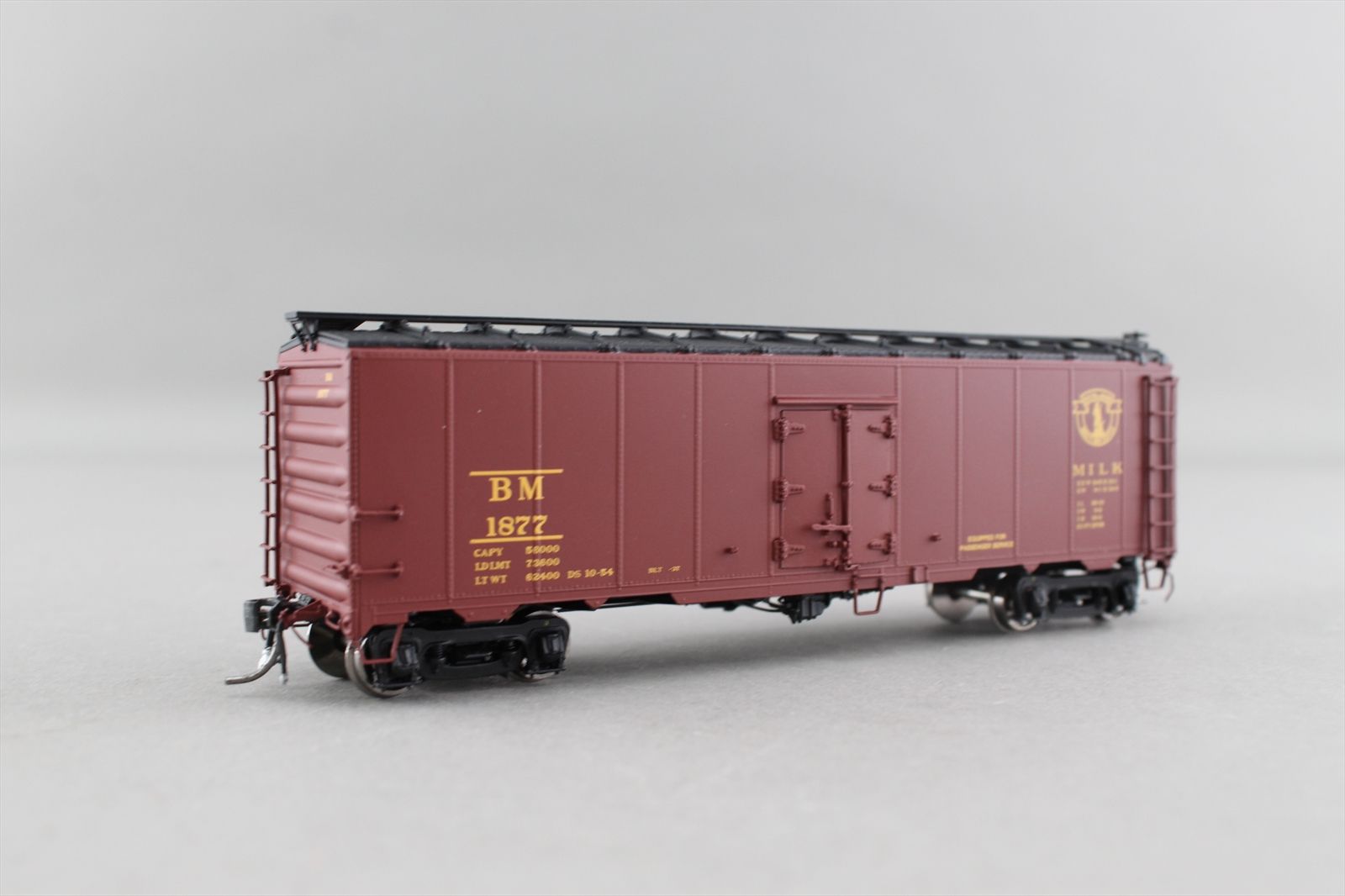 HO Brass Model - ASM American Scale Models B&M Boston & Maine Milk Car ...