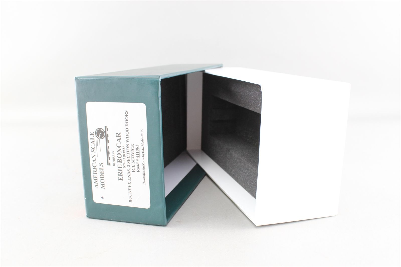 HO Brass Model - ASM ERIE Boxcar w/ Buckeye Ends + Two Section Wood ...