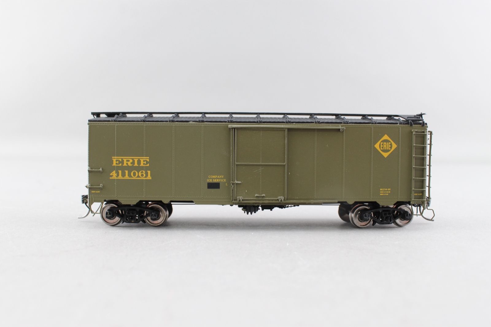 HO Brass Model - ASM ERIE Boxcar w/ Buckeye Ends + Two Section Wood ...