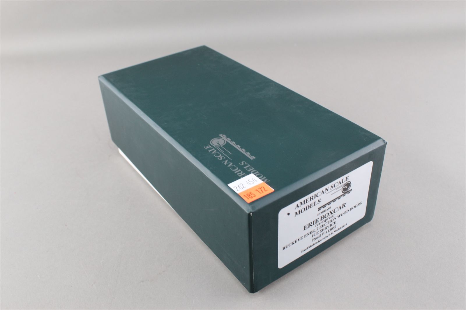 HO Brass Model - ASM ERIE Boxcar w/ Buckeye Ends + Two Section Wood ...