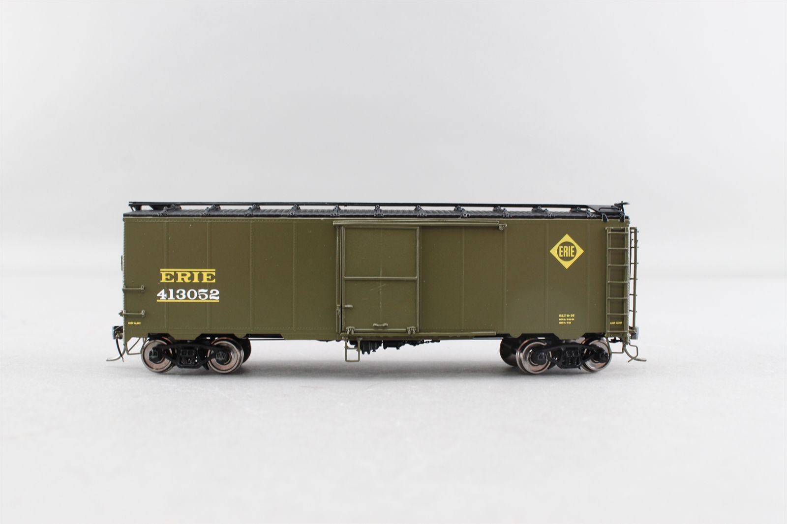 HO Brass Model - ASM ERIE Boxcar w/ Buckeye Ends + Two Section Wood ...
