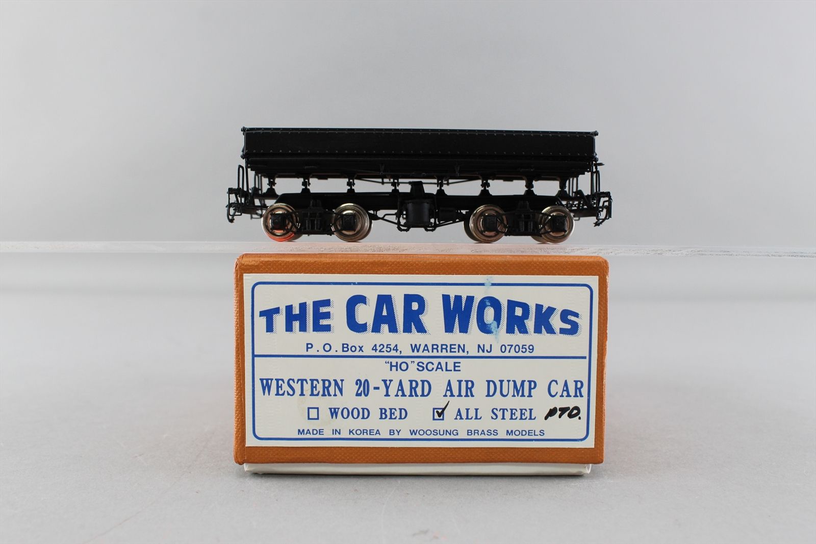 HO Brass Model - TCW Car Works Western 20-Yard Air Dump Car All Steel ...