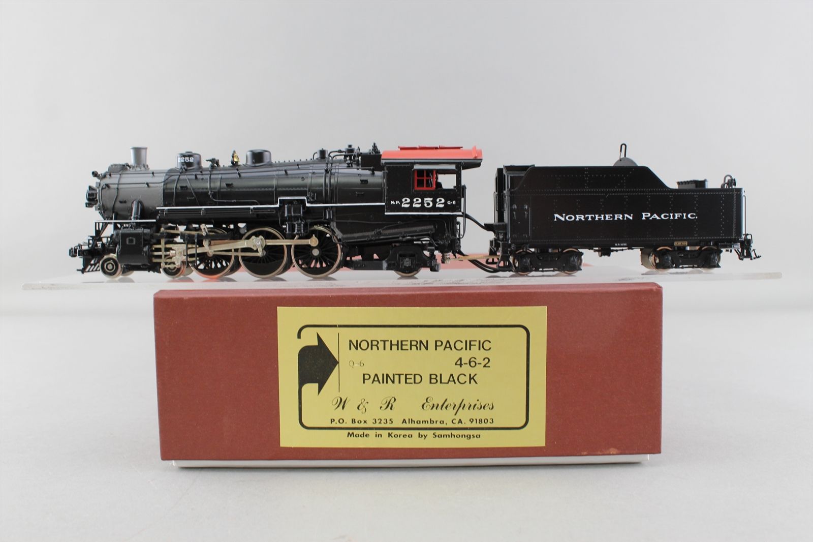 HO Brass Model - W&R NP Northern Pacific 4-6-2 Q-6 Black #2252 - F/P ...