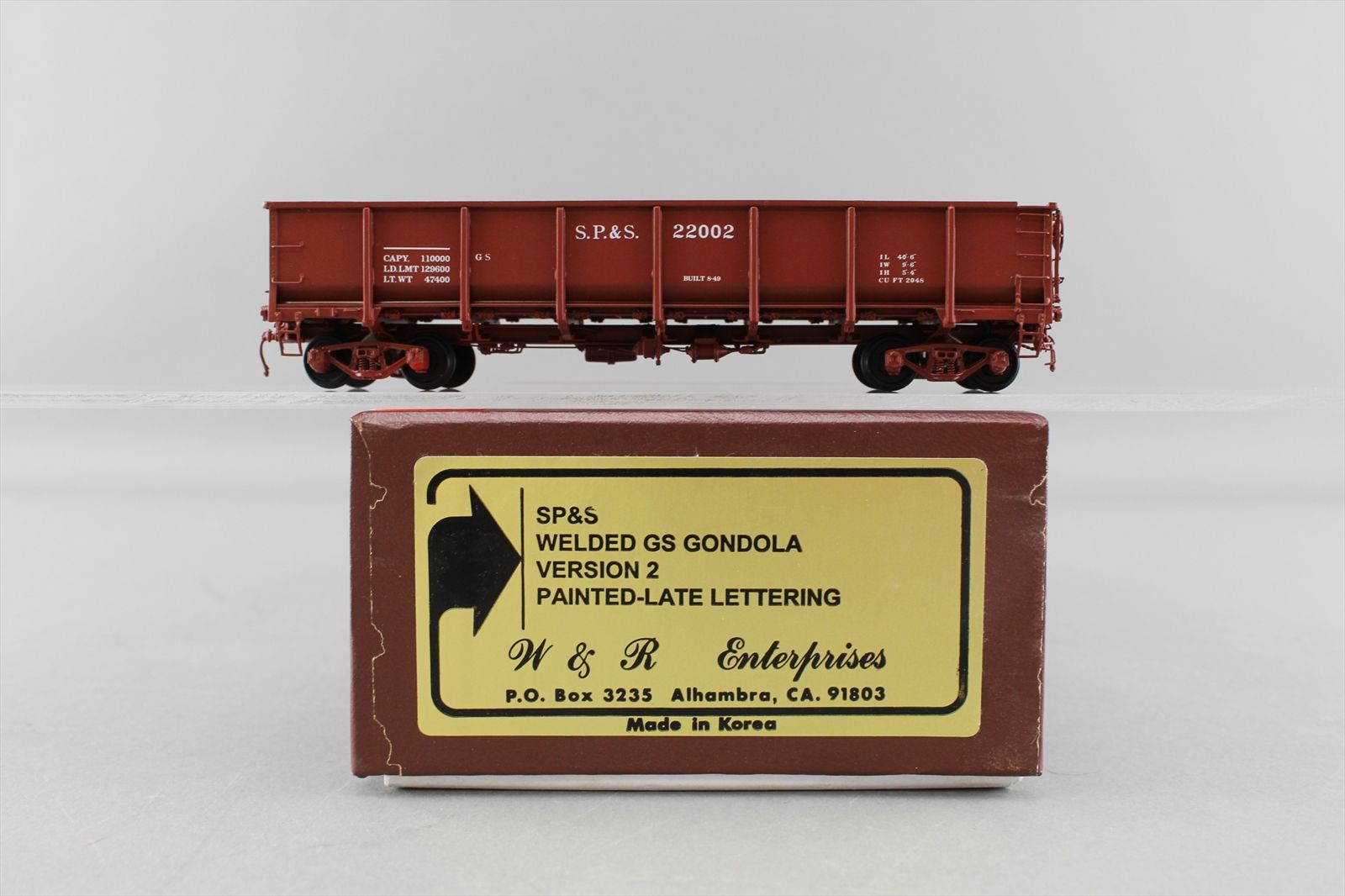 HO Brass Model - W&R Version 2 SP&S Spokane Portland & Seattle Welded ...