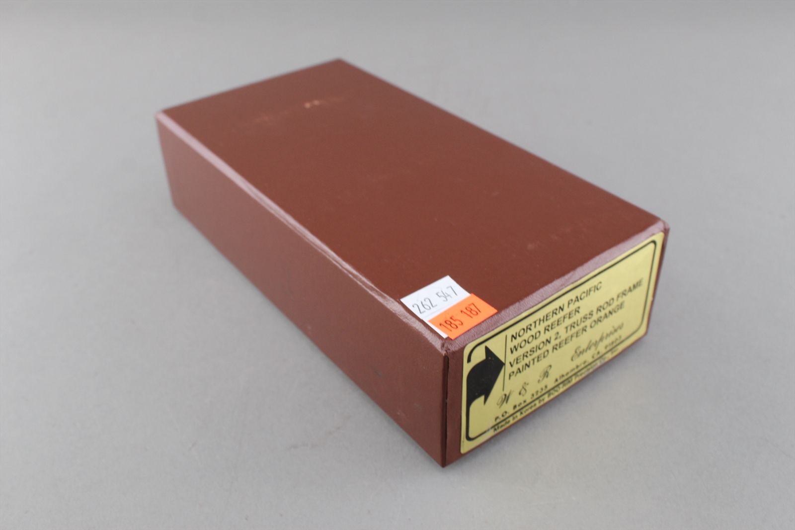 HO Brass Model - W&R Version 2 NP Northern Pacific Reefer Orange Truss ...