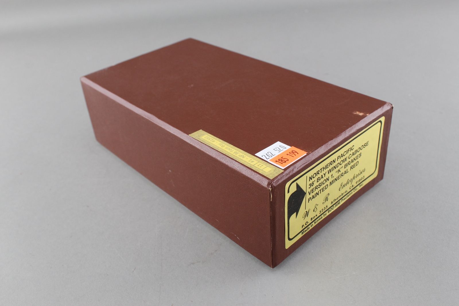 HO Brass Model - W&R Version 1 NP Northern Pacific 36' Bay Window ...