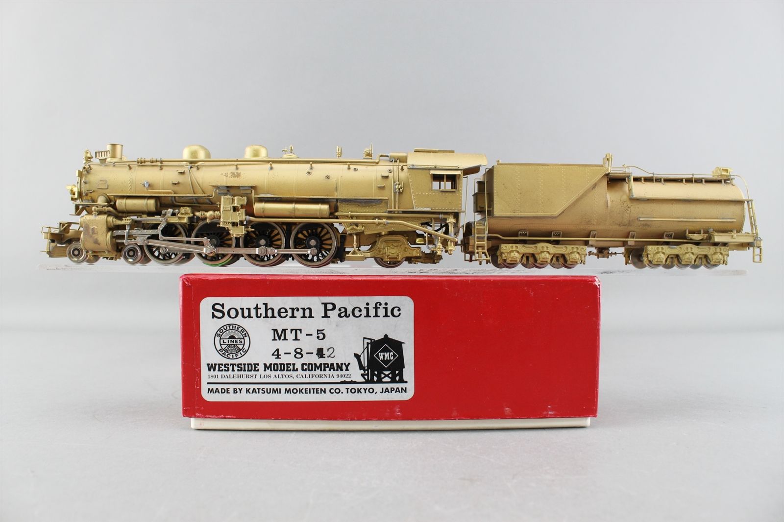 HO Brass Model - WMC SP Southern Pacific 4-8-2 MT-5 - Unpainted - 1976 ...