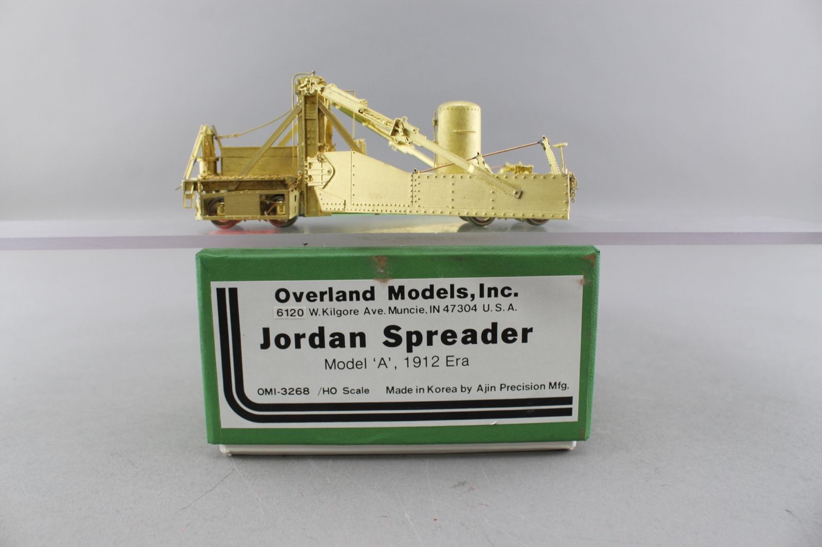 HO Brass Model - OMI 3268 Model A Jordan Spreader 1912 Era - Unpainted ...