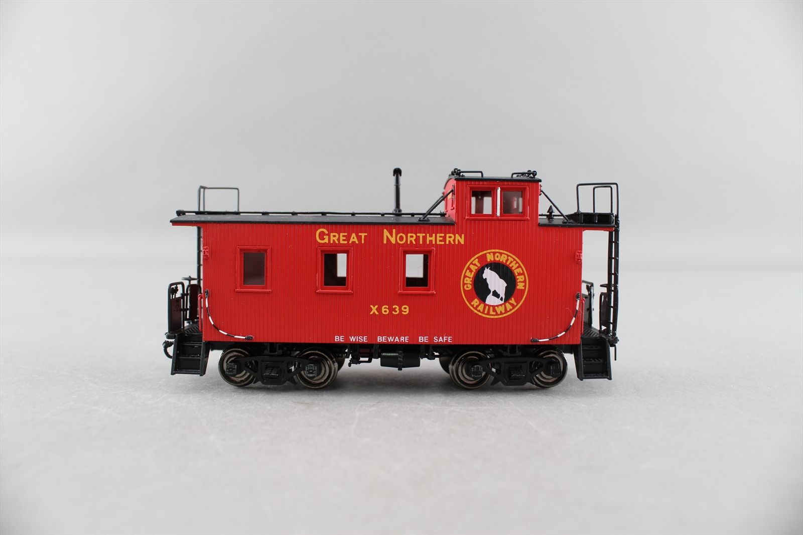 HO Brass Model - CIL 2241.1 GN Great Northern 25' Wood Caboose Later ...