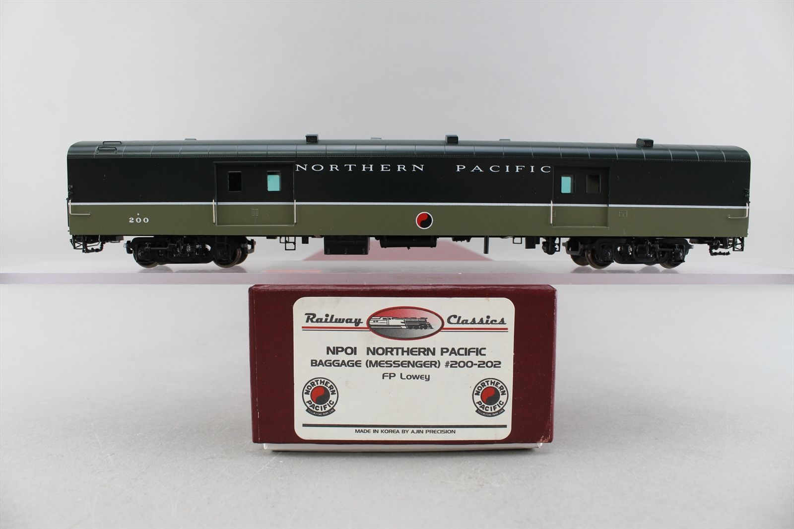 HO Brass Model - RWC NP01 NP Northern Pacific Baggage Messenger Loewy ...