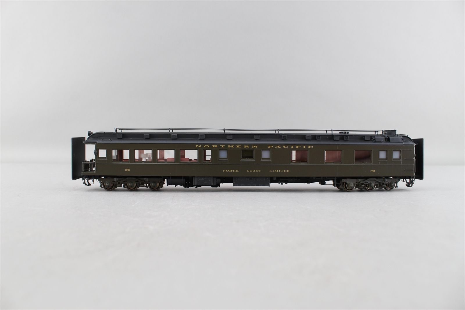 HO Brass Model - W&R NP Northern Pacific Pullman Green Observation Car ...