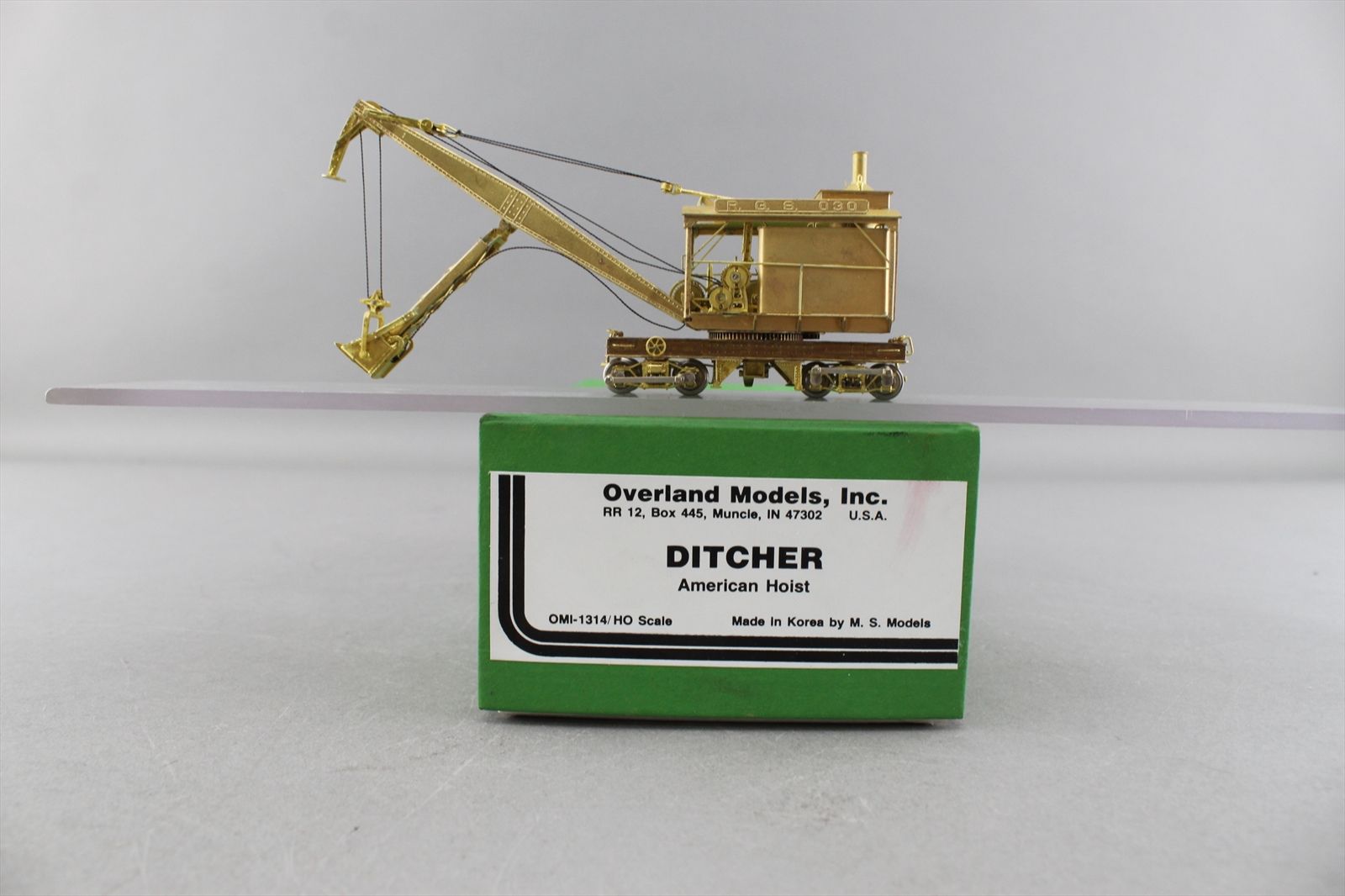 HO Brass Model - OMI 1314 RGS Rio Grande Southern American Hoist ...