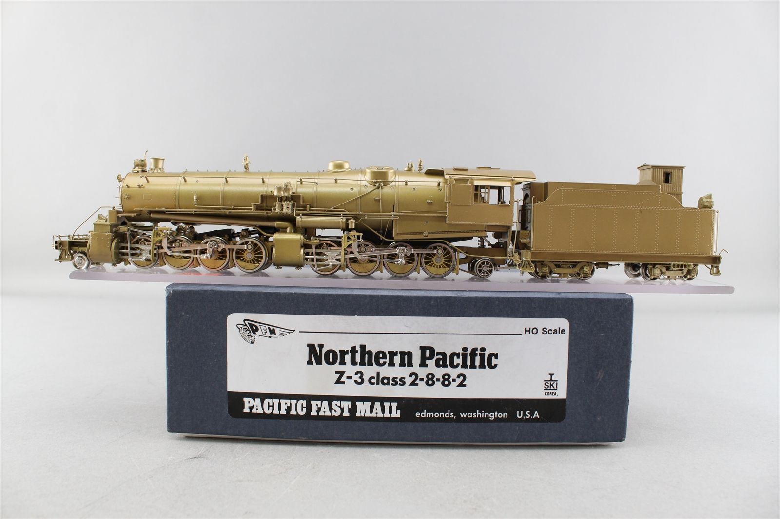 HO Brass Model - PFM NP Northern Pacific Z-3 2-8-8-2 - Unpainted - 1985 ...