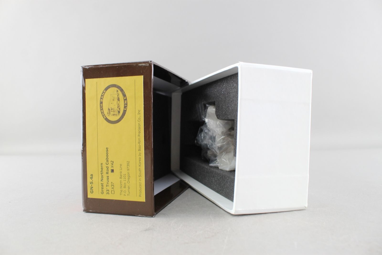 HO Brass Model - NBL GN-5.4a GN Great Northern 33' Truss Rod Caboose #X42 - F/P - 2014 Run - Boo-Rim
