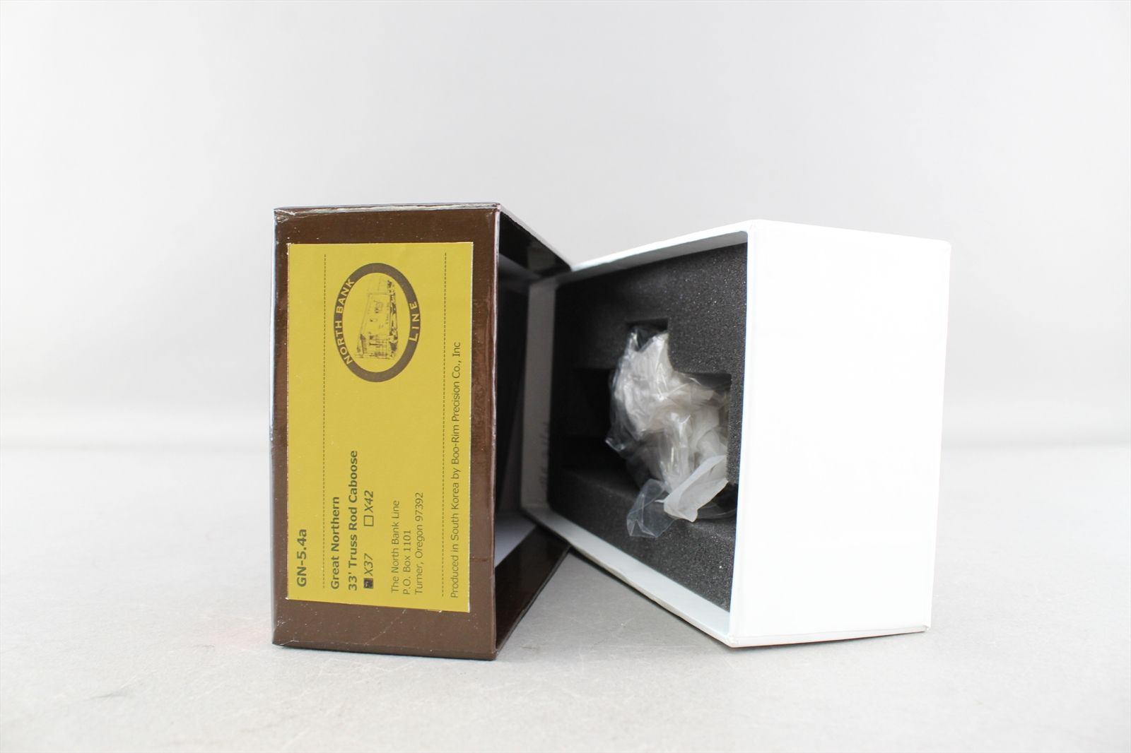 HO Brass Model - NBL GN-5.4a GN Great Northern 33' Truss Rod Caboose #X37 - F/P - 2014 Run - Boo-Rim