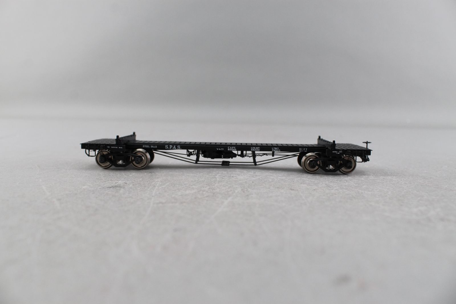 HO Brass Model - W&R SP&S Seattle Portland & Spokane Truss Rod Log Cars ...