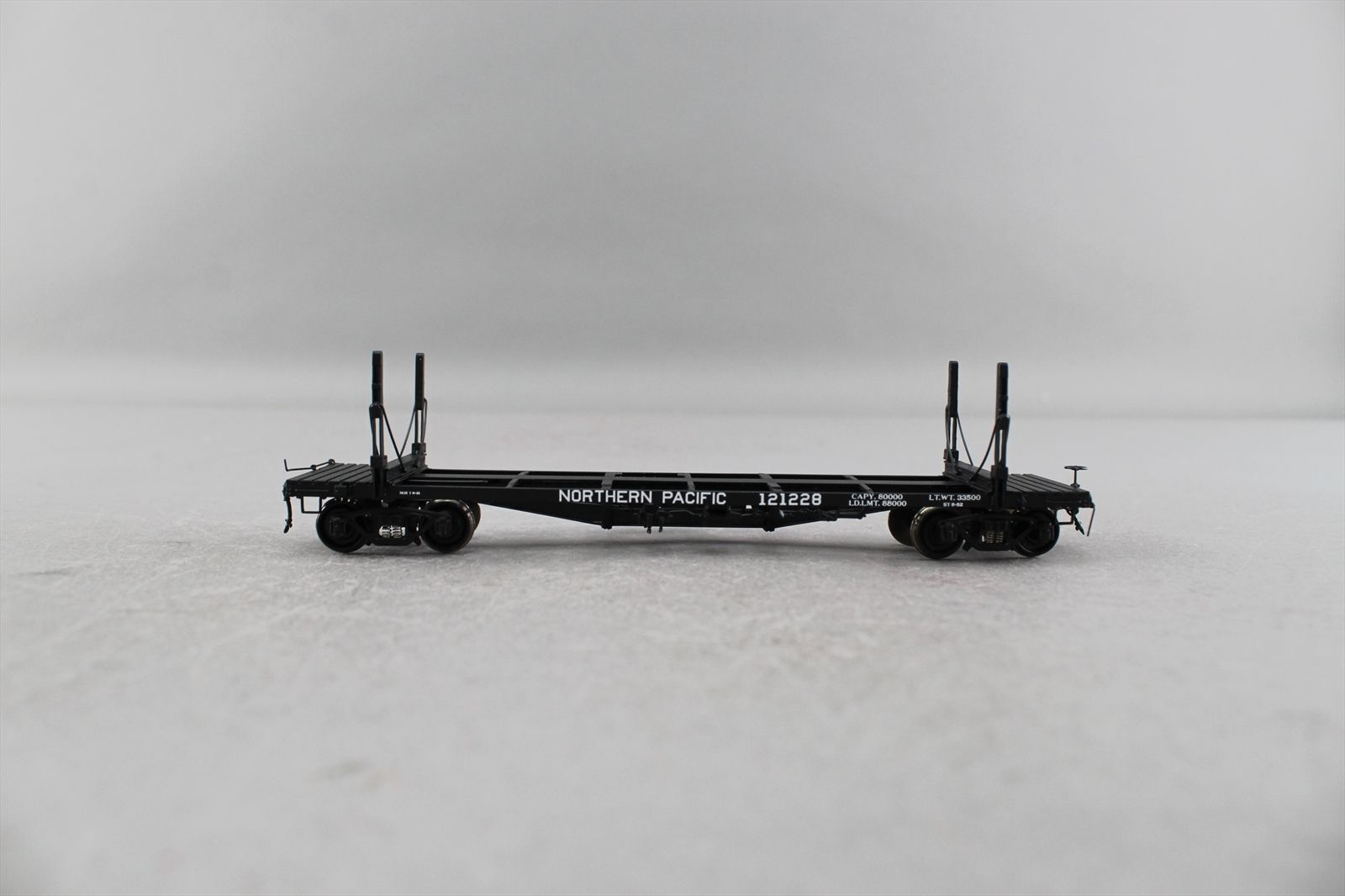 HO Brass Model - W&R NP Northern Pacific Truss Rod Log Car Set of 3 - F ...