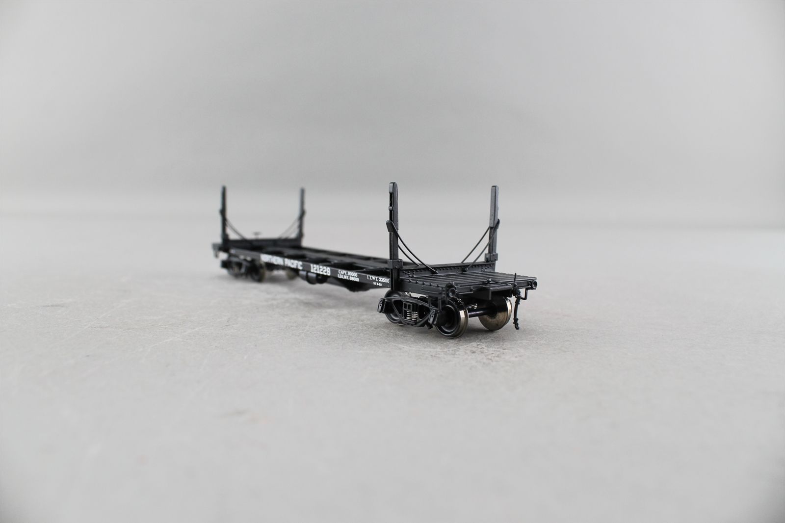 HO Brass Model - W&R NP Northern Pacific Truss Rod Log Car Set of 3 - F ...