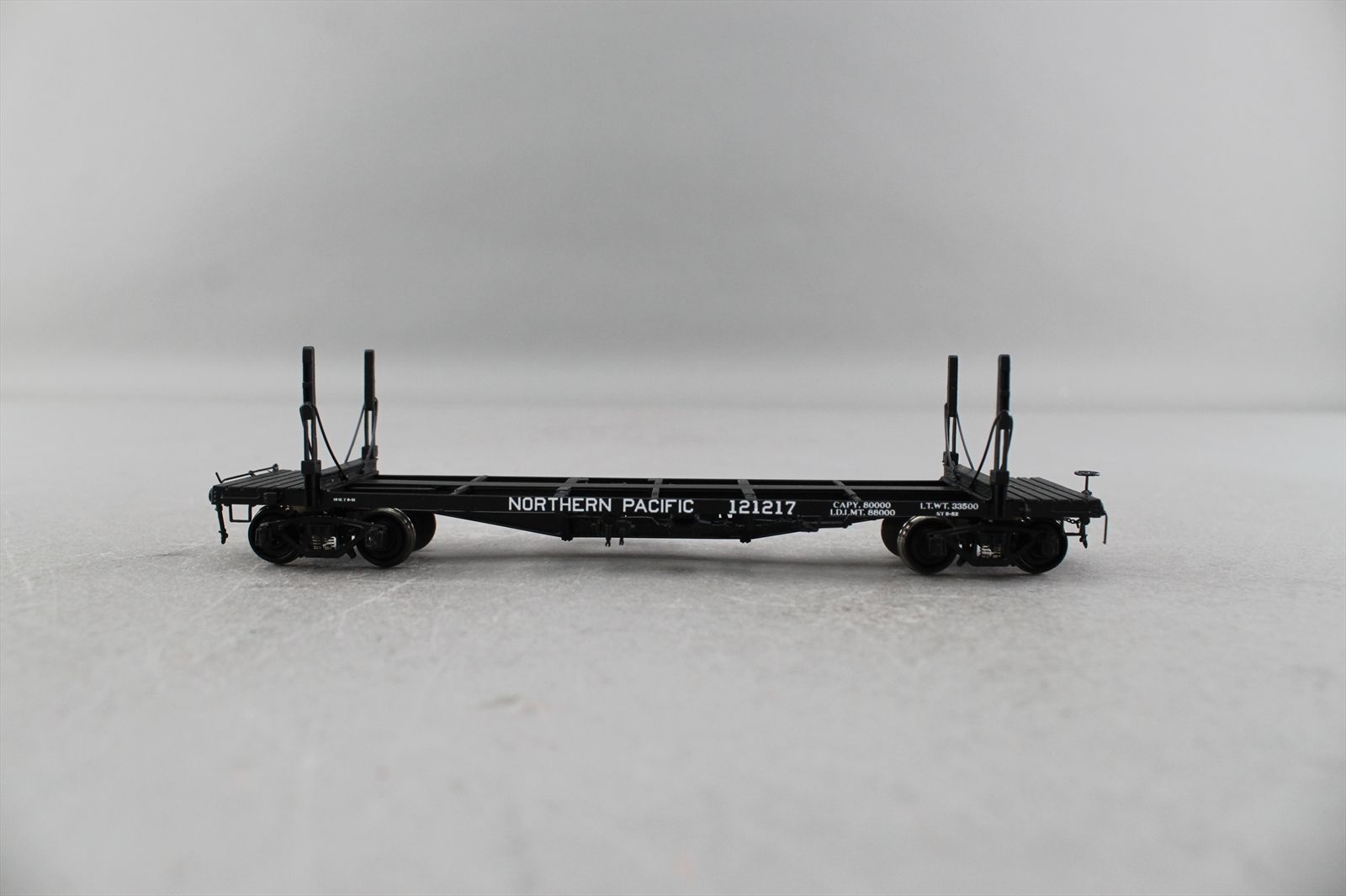 HO Brass Model - W&R NP Northern Pacific Truss Rod Log Car Set of 3 - F ...