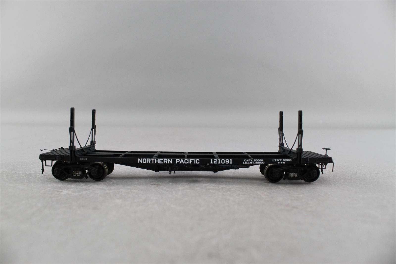 HO Brass Model - W&R NP Northern Pacific Truss Rod Log Car Set of 3 - F ...