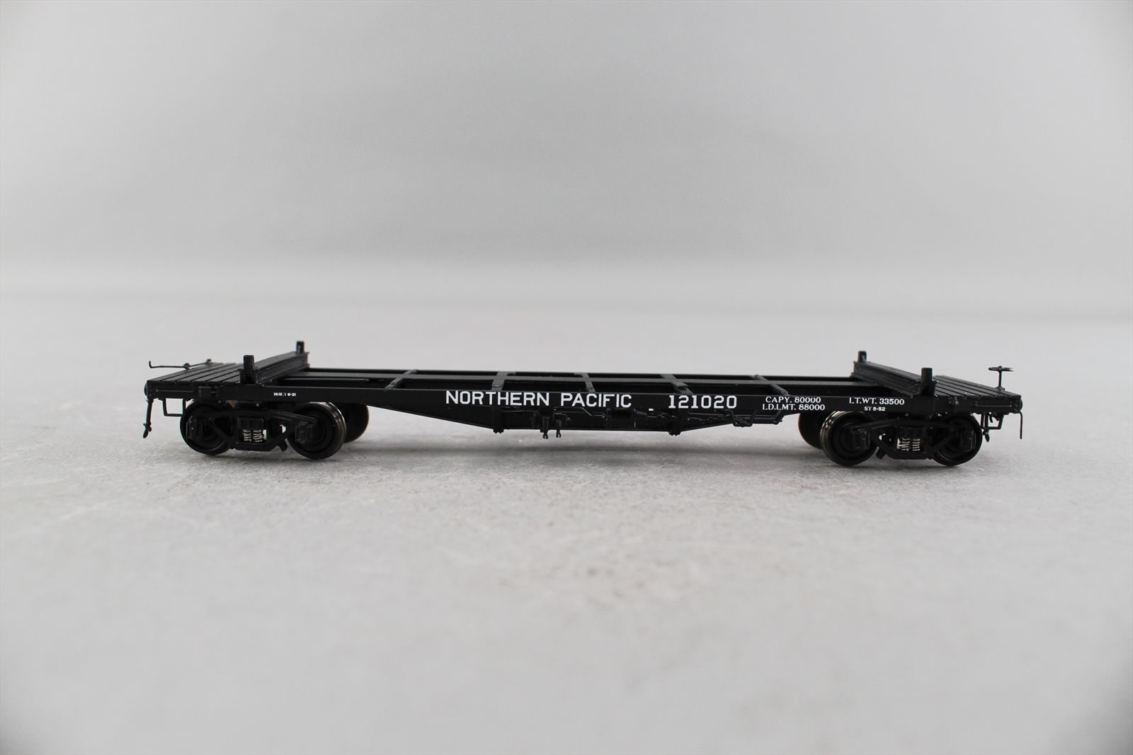 HO Brass Model - W&R NP Northern Pacific Truss Rod Log Car Set of 3 - F ...
