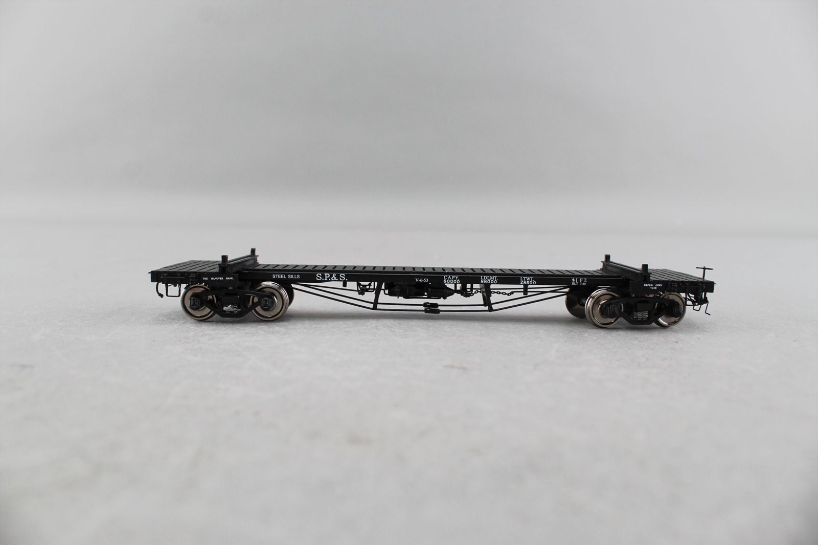 HO Brass Model - W&R SP&S Seattle Portland & Spokane Truss Rod Log Cars ...